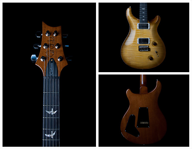 PRS Custom 22 Electric Guitar in Livingston Lemondrop with 10 | Reverb