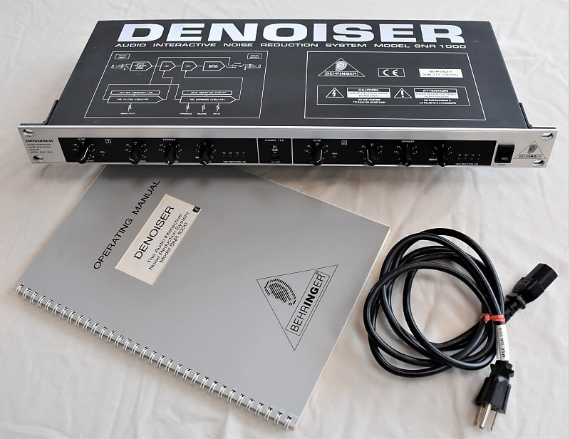 Behringer SNR1000 Two Channel Gate/Denoiser with Manual, free | Reverb