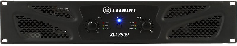 Crown XLi 3500 1350W 2-channel Power Amplifier (XLI3500d3) | Reverb