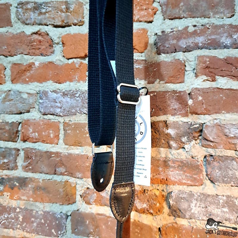 Souldier Solid F-Style Mandolin Strap - Black | Reverb