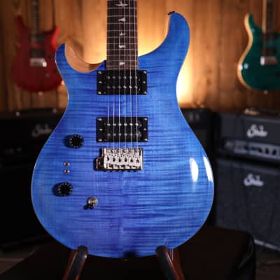 PRS SE Custom 24-08 Left Handed Faded Blue 4521 | Reverb
