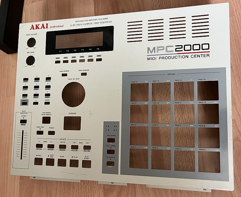 Face plate Akai MPC2000 MIDI Production Center 1997 - 2001 - | Reverb