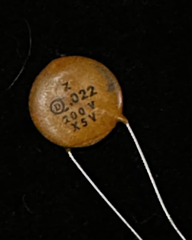 NOS Dearborn Circle D Ceramic Capacitor .022mfd 25v. Old | Reverb