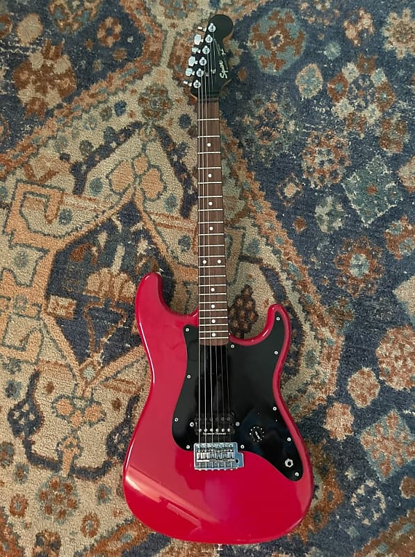 Fender Squire St-331 Mid 1980s - Red MIJ Japan - 1H Strat | Reverb