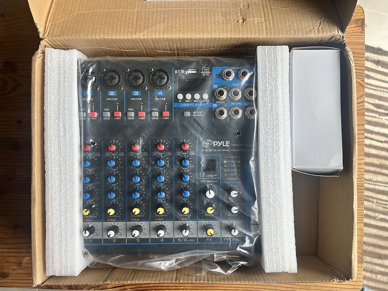 Pyle PMXU63BT - 6 channel Bluetooth Pro Audio Dj Sound Mixer. | Reverb