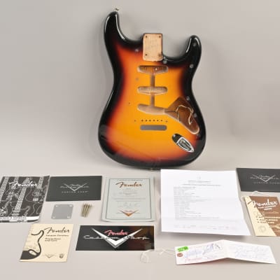 1960 Fender Custom Shop Stratocaster NOS Relic Sunburst Alder | Reverb