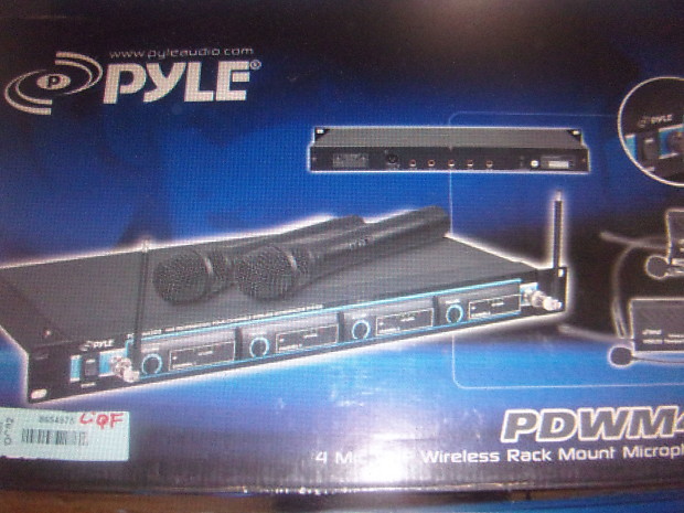 Pyle PDWM 4300 Pro 4 Channel VHF Wireless Microphone System | Reverb