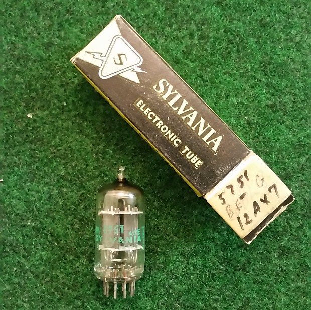 Vintage Sylvania 5751 (12AX7 Substitute) Preamp Vacuum Tube - | Reverb