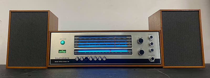 Vintage Telefunken Operette 5650 MX Stereo Radio w/ Speakers | Reverb
