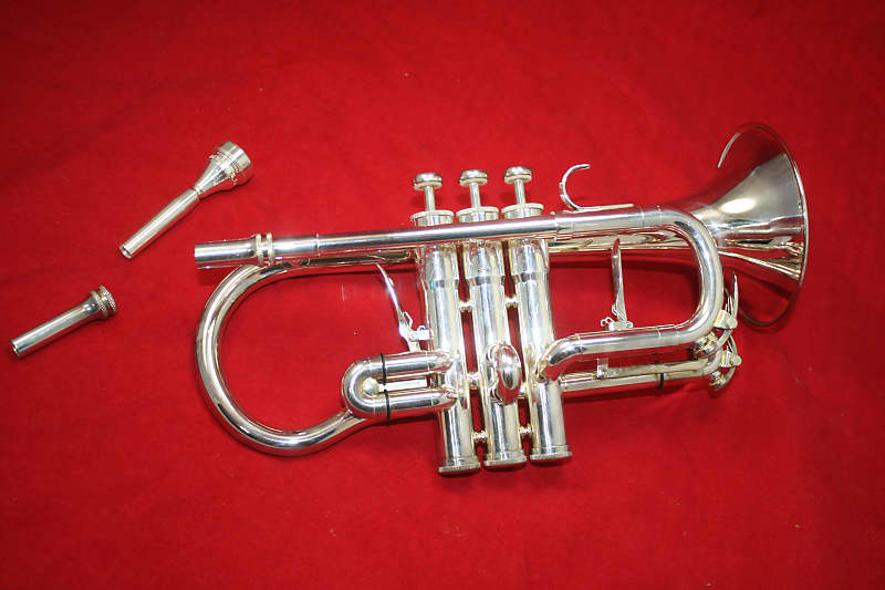 Besson Sovereign BE-926 Eb cornet 1992 - Silver | Reverb Australia