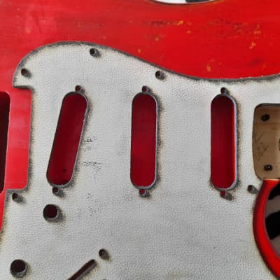 Stratocaster Relic - Red body | Reverb