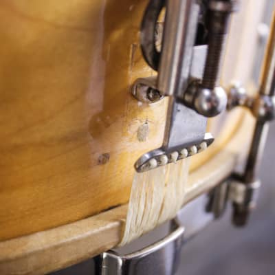 Graham Lear's Super-Ludwig Wood Shell Late '20's 5" x 14" | Reverb