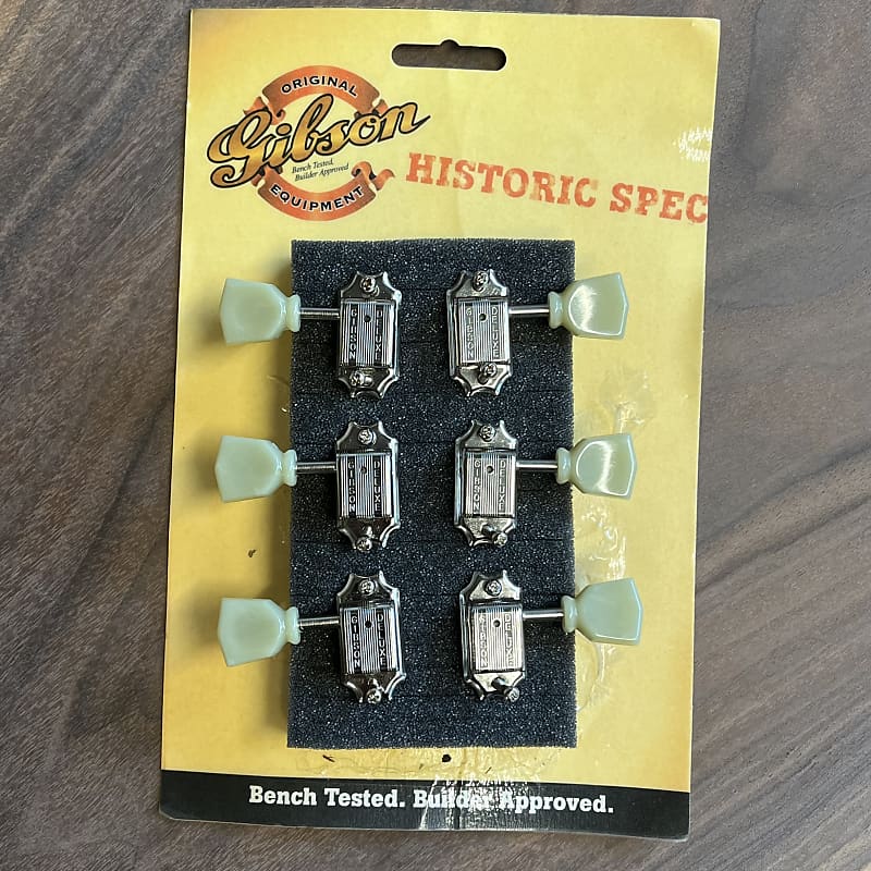 Gibson Historic Spec Deluxe Reissue-style Tuner Set - Nickel | Reverb