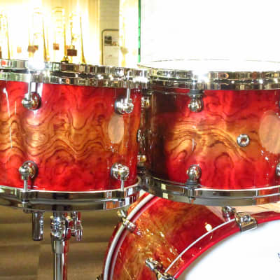 Pearl Masterworks SUPREME 4PC Drum Set 22" 10" 12" 16" Red | Reverb