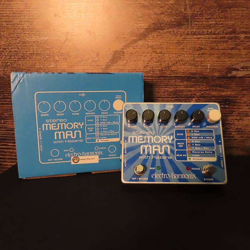 Electro-Harmonix Stereo Memory Man with Hazarai Digital | Reverb