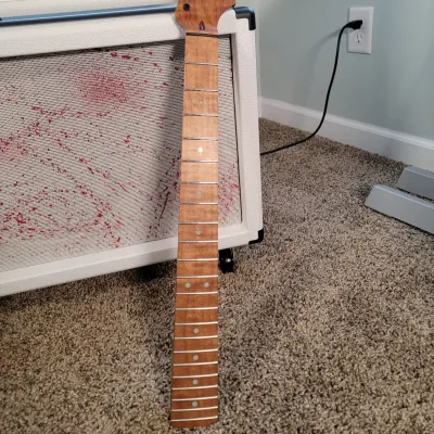 Warmoth Stratocaster (Warhead Headstock) 2019 Flamed Roasted | Reverb