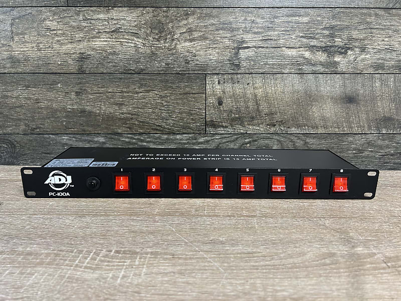 ADJ PC-100A 8-switch Rackmount Power Center #1333 | Reverb