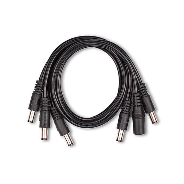 Mooer 5-Plug DC Daisy Chain Pedal Power Cable (Straight | Reverb