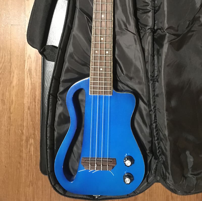 Eleuke MP3 Blue Tenor Solid Body Electric Ukulele MP3 2000s - | Reverb