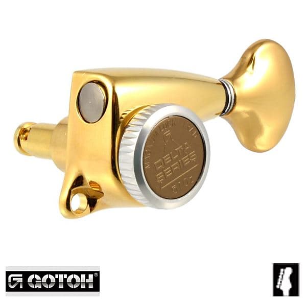 Gotoh 510-MGT Delta Series 6 InLine Locking Staggered Tuners | Reverb