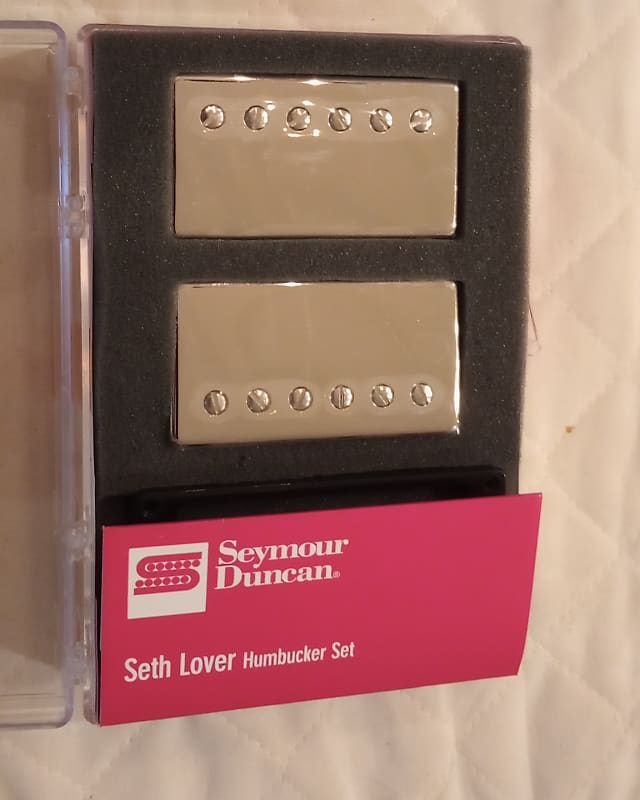 Seymour Duncan Seth Lover SH-55 Nickle Cover Set | Reverb