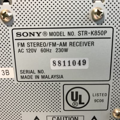 Sony STR-K850P Receiver HiFi Stereo Vintage 5.1 Channel | Reverb