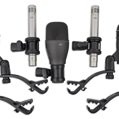 Samson DK707 Drum Microphone Kit-1) Q71 Kick+4) Q72 | Reverb