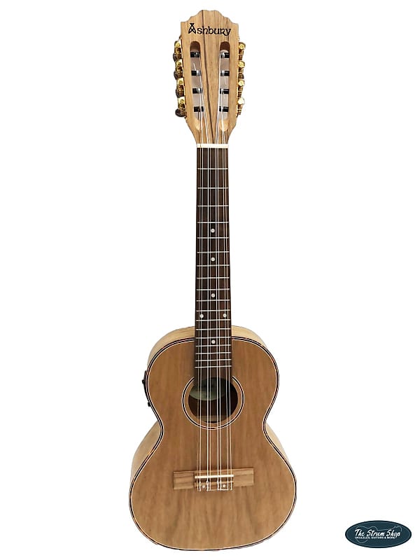 Preowned Ashbury 8-String A/E Tenor Ukulele w/Bag | Reverb