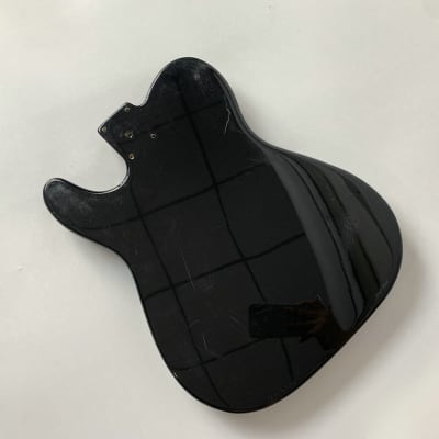 Glossy Black Telecaster Tele Style Guitar Body | Reverb