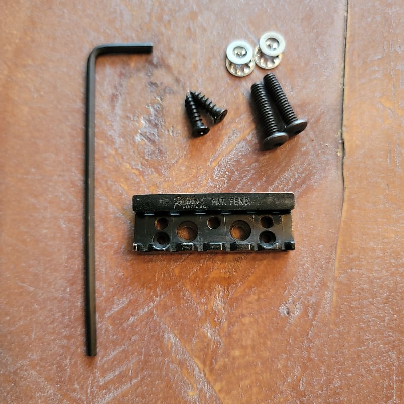 Kahler Locking Nut 1980s Black As Pictured 1.68" With Screws, | Reverb