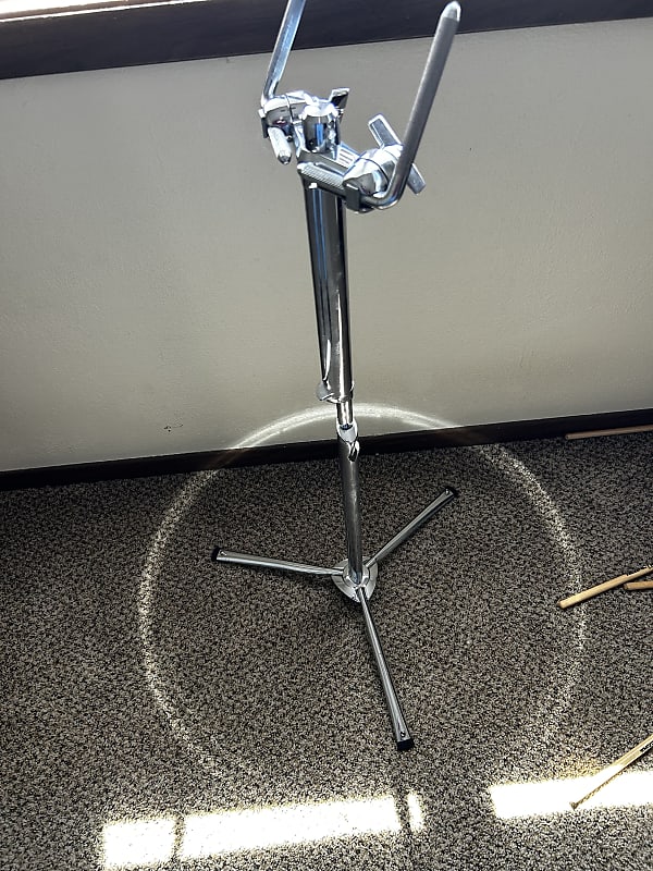 Premier Lokfast double Tom floor stand 70’s-80’s - Chrome | Reverb