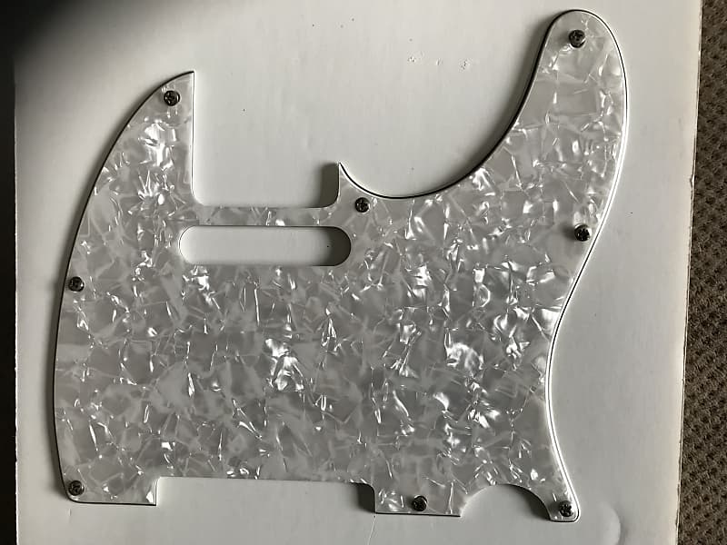 Fender Telecaster Pickguard “ 8- screw” Pearloid 3 ply. | Reverb