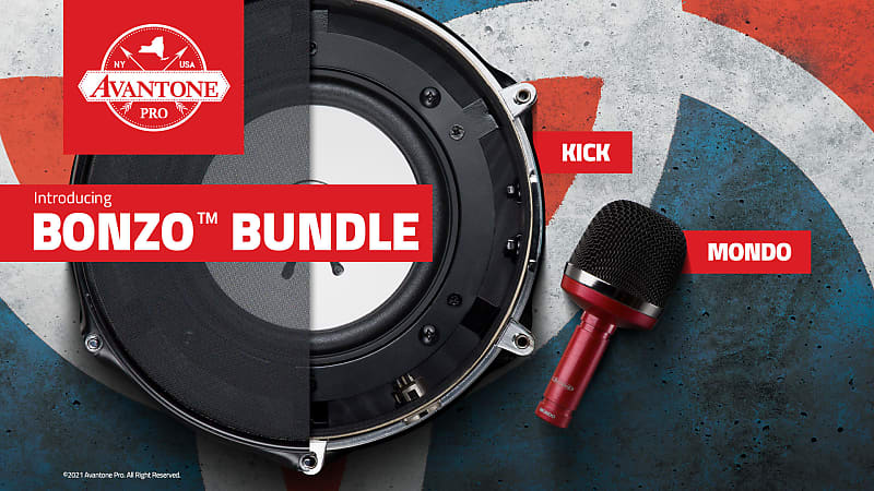 New Avantone Pro Bonzo Bundle - Complete Kick Drum Microphone | Reverb