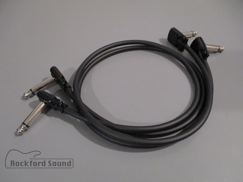24 inch | 2 pack | Mogami W2319 Patch Cables, Right Angle | Reverb