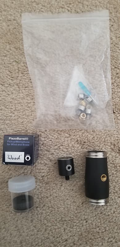 Piezo Barrel 'Wood'Clarinet Pickup Microphone 65mm Barrel | Reverb