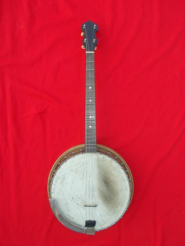 Vintage Vega Style F Banjo With Unique Signatures Dated 1933 | Reverb