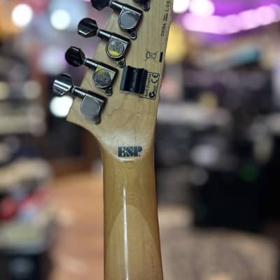 ESP LTD MH-100 QM - See Thru Aqua | Reverb