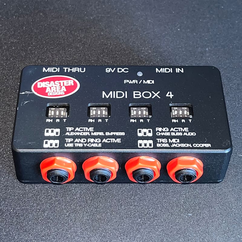 Disaster Area MIDI Box 4 Black | Reverb