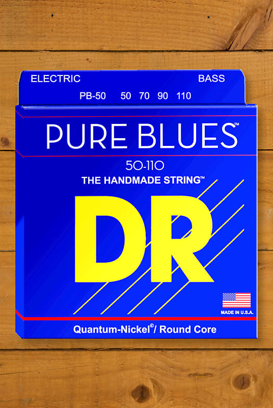 DR Pure Blues Quantum Nickel Bass Strings - Long Scale | Reverb UK