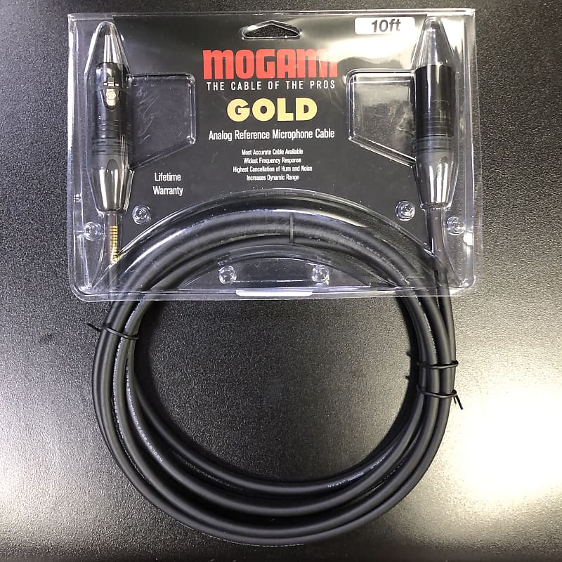 Mogami Gold Studio Microphone Cable - 10 foot | Reverb