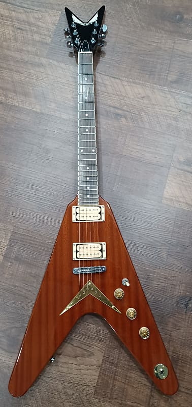 Dean V Chicago Standard Series Transparent Gloss | Reverb