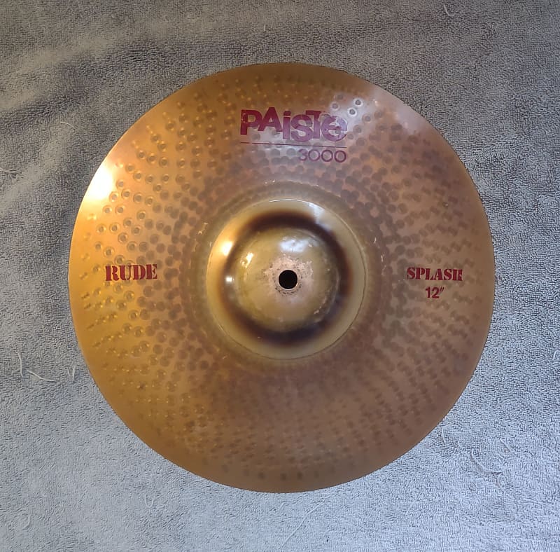 Paiste 3000 RUDE 12" Splash Cymbal - 1990 | Reverb