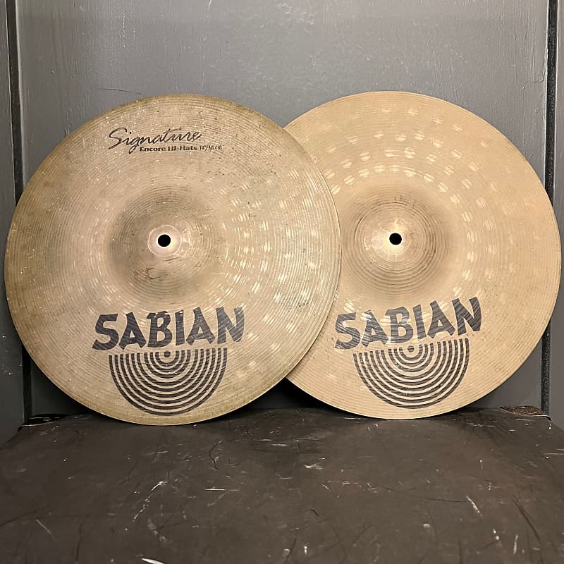 USED Sabian 14" Jack DeJohnette Encore Hi-Hat Cymbals - | Reverb