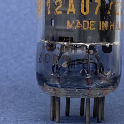 Amperex 12AU7 ECC82 • 1970 • 100% BALANCED Gm & mA tube • | Reverb