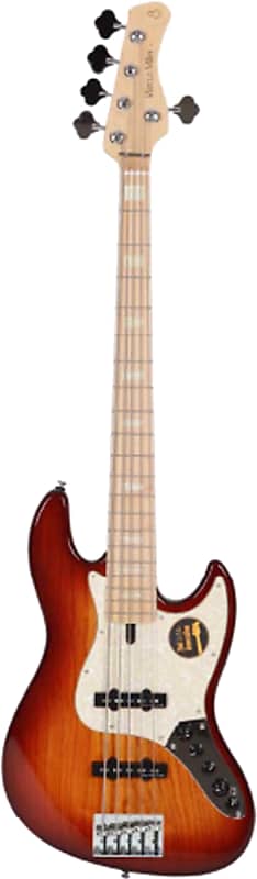 Sire Marcus Miller V7 5ST Swamp Ash 2nd Gen - tobacco | Reverb