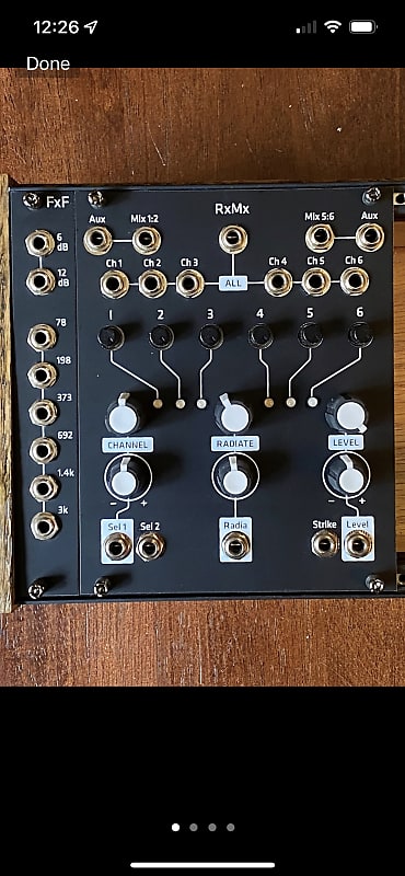 Make Noise Make Noise RxMx and FXDf with black Grayscale and | Reverb