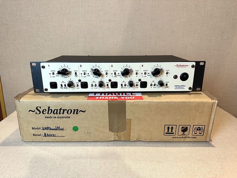 Sebatron VMPQuadPlus - 4 Channel Tube Preamplifier - Cream | Reverb