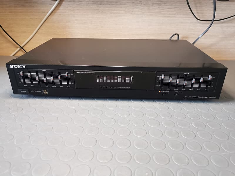 Sony SEQ-411 Equalizzatore grafico HI FI - 1990 | Reverb