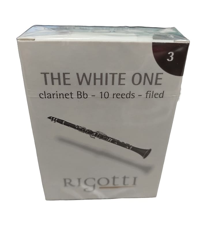 Rigotti The White One Bb Clarinet Reeds - Strength 3 - Box of | Reverb