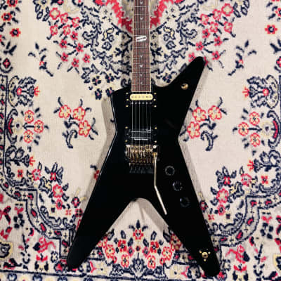 2007 Dean Dime Shadow ML Dimebag Darrel - Black w/ Gold | Reverb